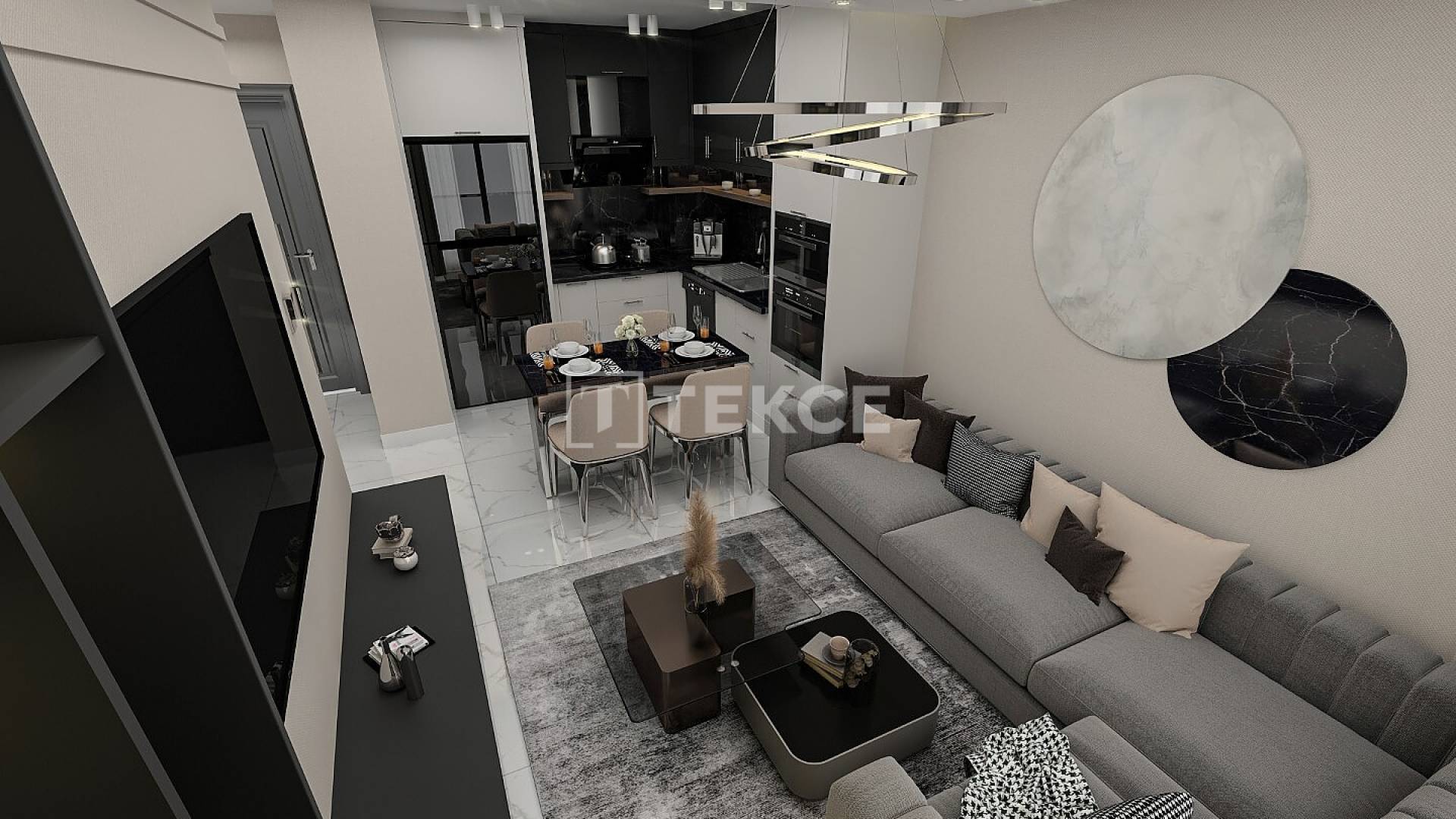 Appartement te koop in Alanya, Turkije | ID: 33246